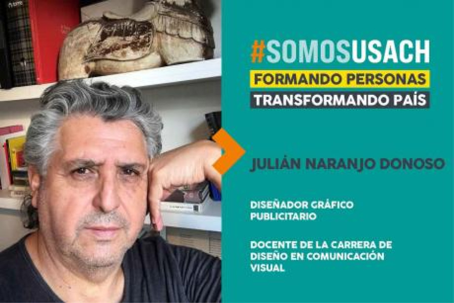 Julián Naranjo, docente de la carrera de Diseño en Comunicación Visual ...